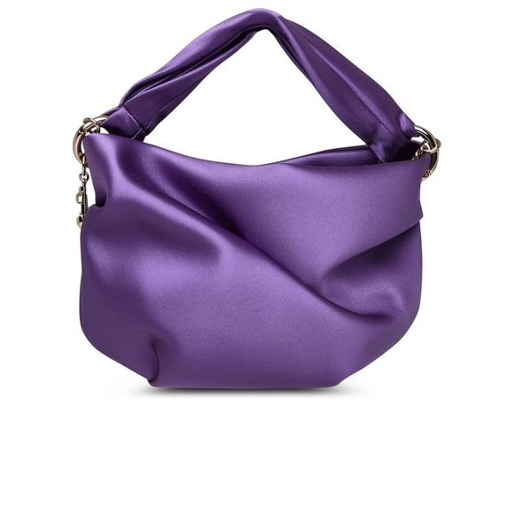 Jimmy Choo | Bags | Jimmy Choo Borsa Bonny In Raso Glicine | Poshmark